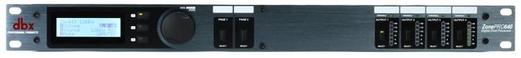 dbx ZonePRO 640 6x4 Digital Zone Processor | Sweetwater