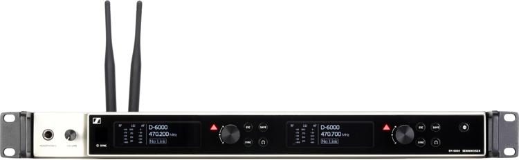 Sennheiser EM 6000 Dante Digital Wireless Receiver with Dante | Sweetwater