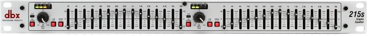 dbx 215s Dual 15-band Graphic Equalizer | Sweetwater