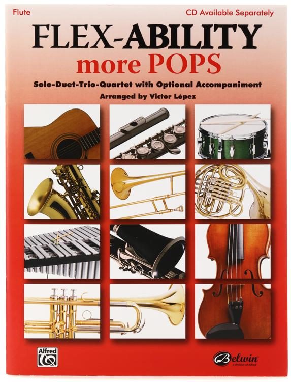 Alfred Flex-Ability More Pops Song Book - Flute | Sweetwater