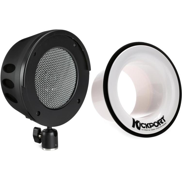 Kicktone Multi-purpose Dynamic Full-range Microphone and White KickPort ...