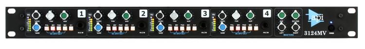 API 3124MV 4-channel Microphone Preamp | Sweetwater