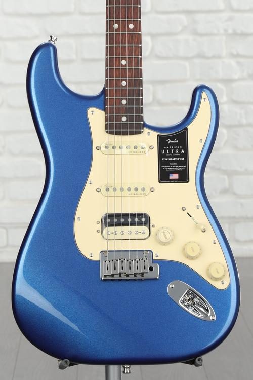 Fender American Ultra Stratocaster HSS - Cobra Blue with Rosewood ...