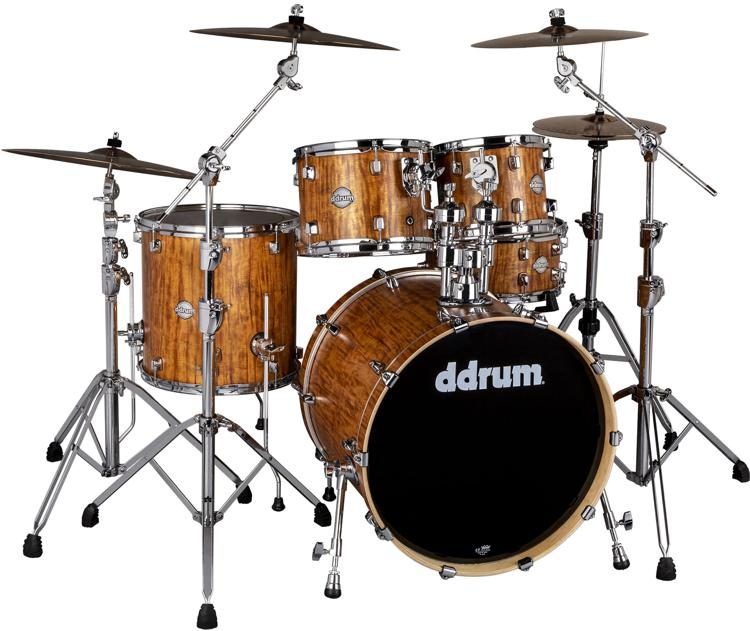 ddrum Dominion Birch 5-piece Shell Pack - Satin Bubinga | Sweetwater