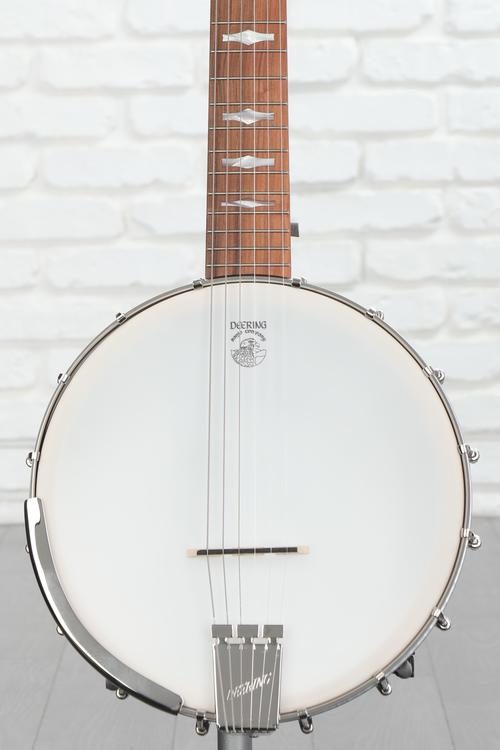 Deering Goodtime Six Open-back 6-string Banjo - Natural Maple | Sweetwater