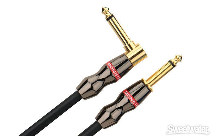 Monster Keyboard Cable - 21' Straight to Right-angled | Sweetwater