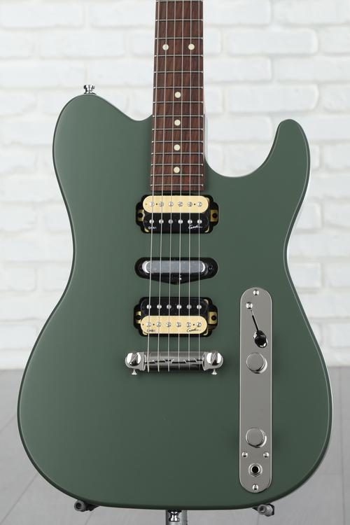 Godin Radium Electric Guitar - Matte Green | Sweetwater