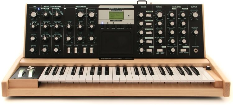 Moog Minimoog Voyager Select - Lunar/Maple/White Switches | Sweetwater