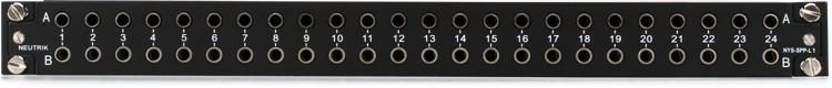 Neutrik NYS-SPP-L1 48-point 1/4" TRS Balanced Patchbay | Sweetwater