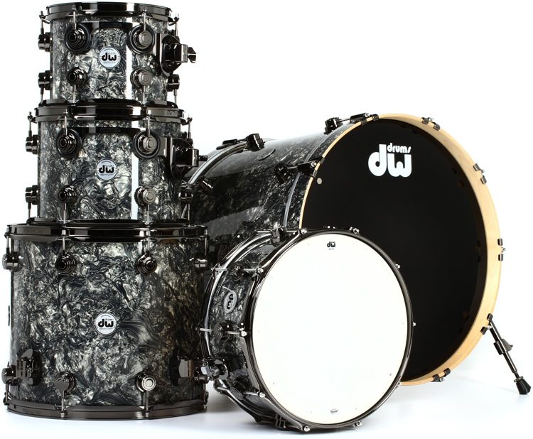 DW Collector's Series Finish Ply 5-piece Kit - Silver Abalone with ...