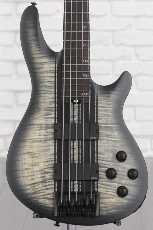 Schecter C-5 GT Bass - Satin Charcoal Burst | Sweetwater