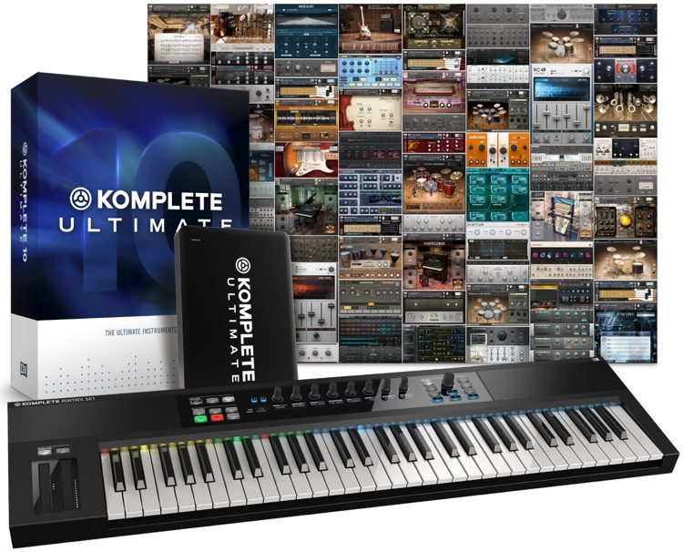 Native Instruments Komplete Kontrol S61 with Komplete 10 Ultimate ...