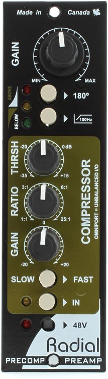 Radial PreComp Microphone Preamp & Compressor | Sweetwater