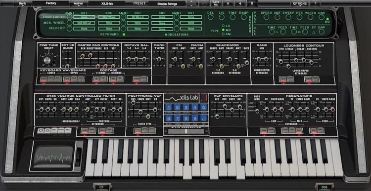 XILS-lab PolyM Virtual Polyphonic Synthesizer Plug-in | Sweetwater