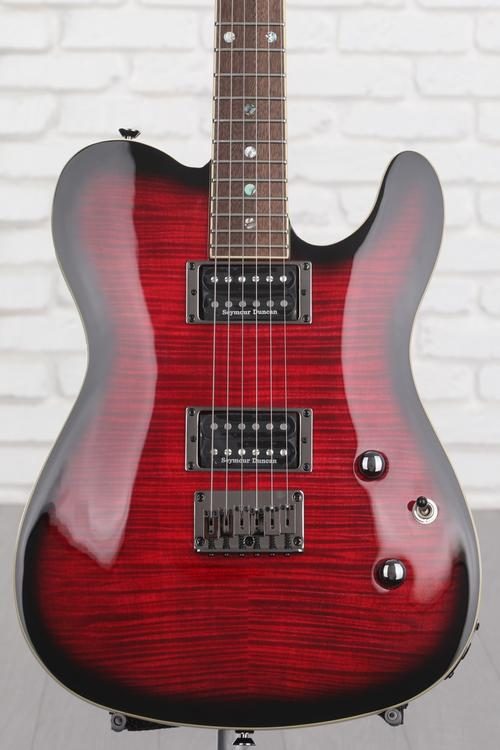 Fender Special Edition Custom Telecaster FMT HH - Black Cherry Burst ...