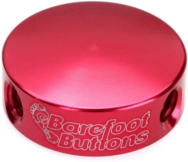 Barefoot Buttons V1 Mini Footswitch Cap - Red | Sweetwater