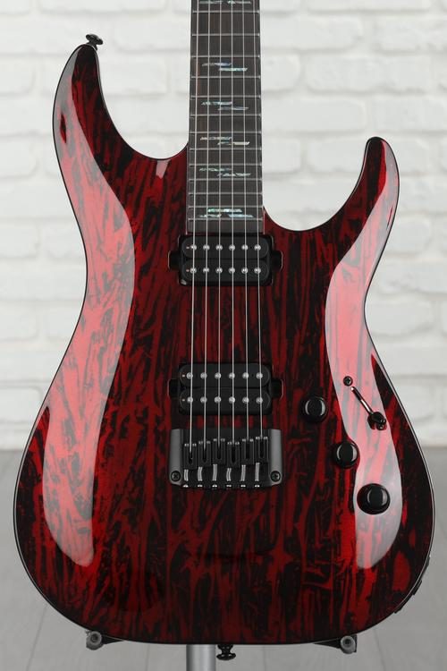 Schecter C-1 Silver Mountain - Blood Moon | Sweetwater