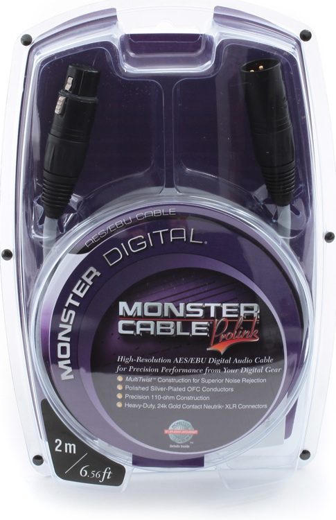 Monster Digital AES/EBU Cable - 2 Meter | Sweetwater