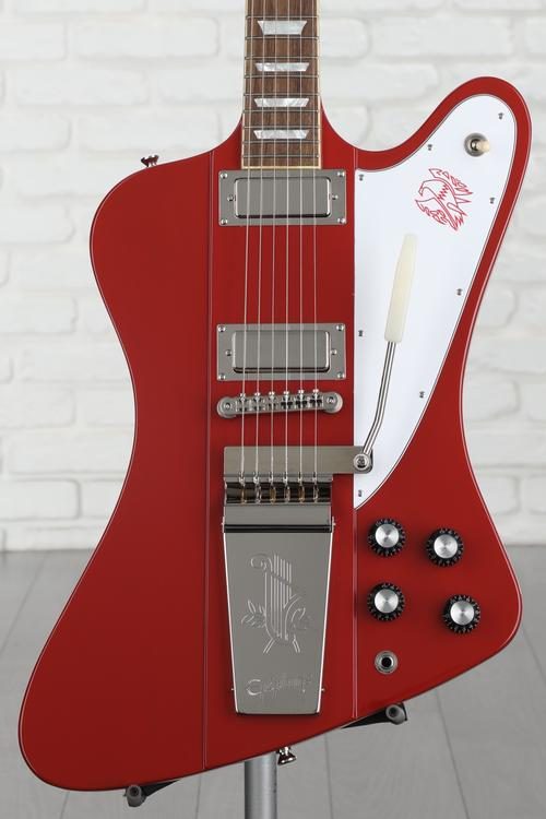 Epiphone 1963 Firebird V Electric Guitar - Ember Red | Sweetwater
