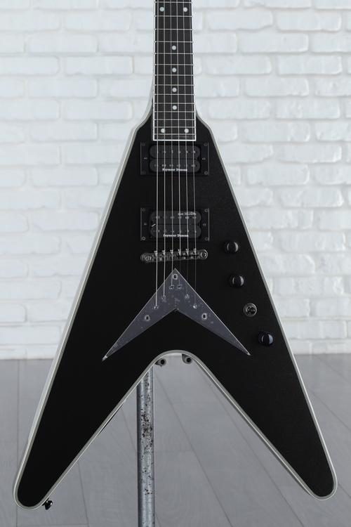 Epiphone Dave Mustaine Flying V Custom Electric Guitar - Black | Sweetwater
