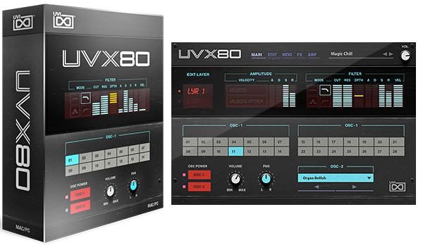 UVI UVX80 Analog Synthesizer Software | Sweetwater