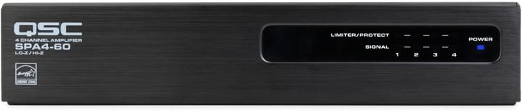 QSC SPA4-60 60W 4-Channel 70V Power Amplifier | Sweetwater