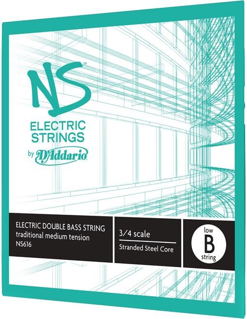 D'Addario NS616 NS Traditional Bass String - Single Low B String | Sweetwater