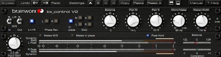 Brainworx bx_control V2 Plug-in | Sweetwater