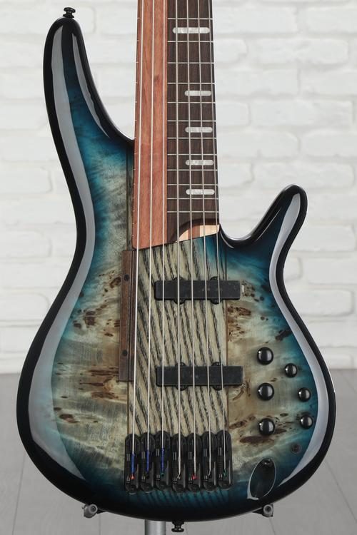 Ibanez Bass Workshop SRAS7 Ashula 7-string Bass Guitar - Cosmic Blue ...