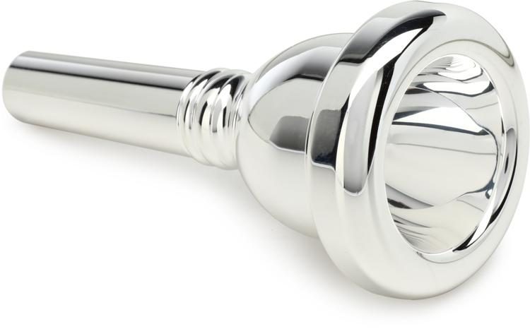 Bach 350 Classic Series Silver-plated Small Shank Trombone Mouthpiece ...