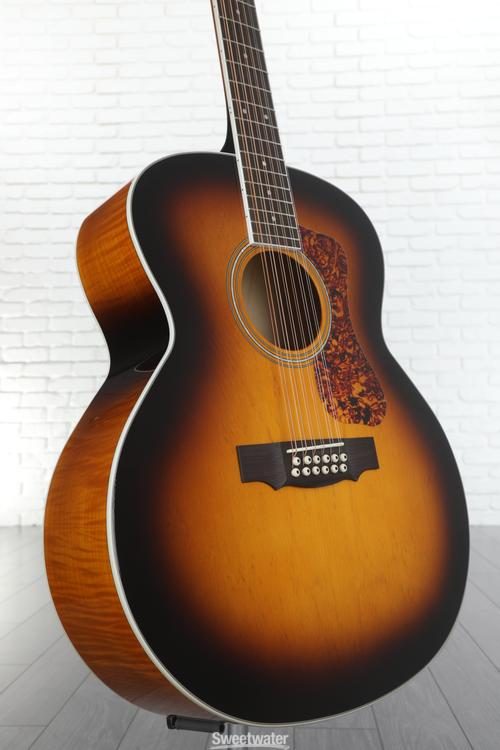 Guild F-2512E Deluxe 12-string Acoustic-electric Guitar - Antique ...