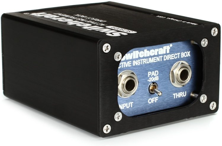 Switchcraft SC800A 1-channel Active Instrument Direct Box | Sweetwater