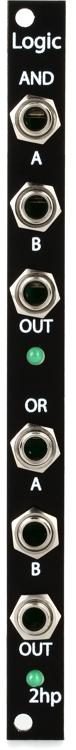2HP Logic Eurorack Logic Module - Black | Sweetwater