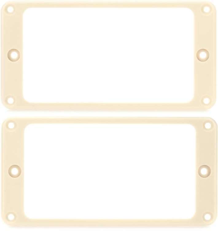 PRS Humbucker Pickup Rings - Ivory - Universal Angle | Sweetwater