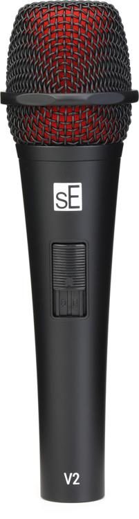 sE Electronics V2 Switch XLR Supercardioid Dynamic Handheld Microphone | Sweetwater