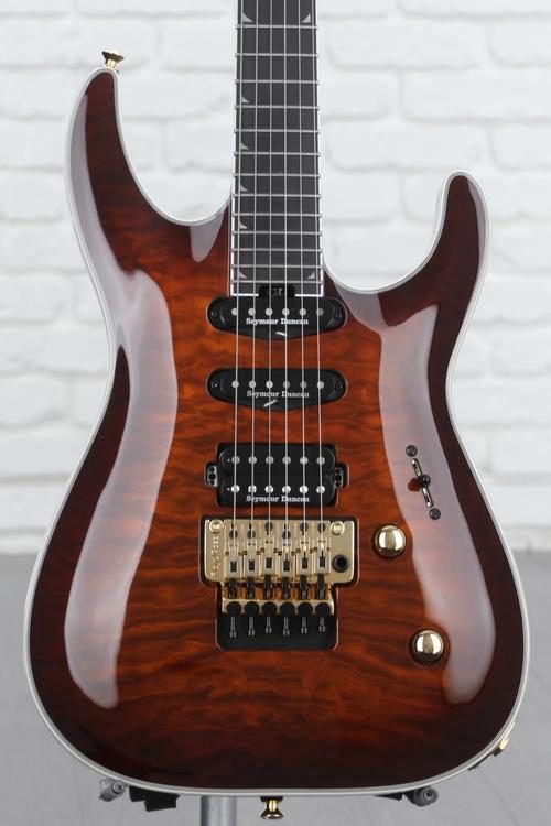 Jackson Pro Plus Series Soloist SLA3Q Electric Guitar - Amber Tiger Eye ...