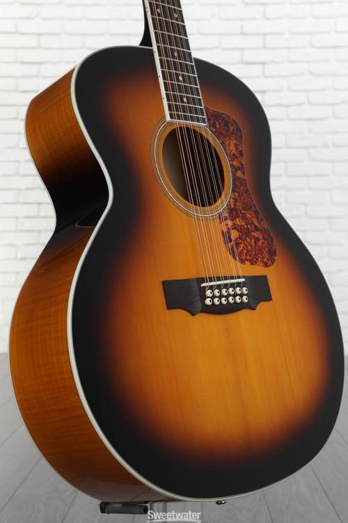 Guild F-2512E Deluxe 12-string Acoustic-electric Guitar - Antique ...