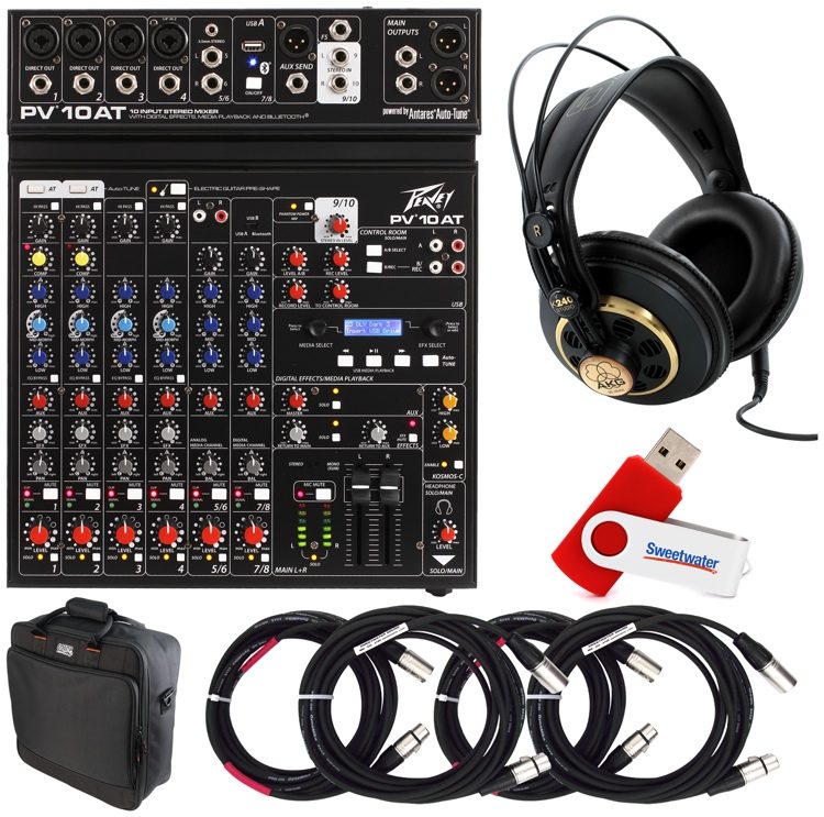 Peavey PV 10 AT Mixer Package | Sweetwater
