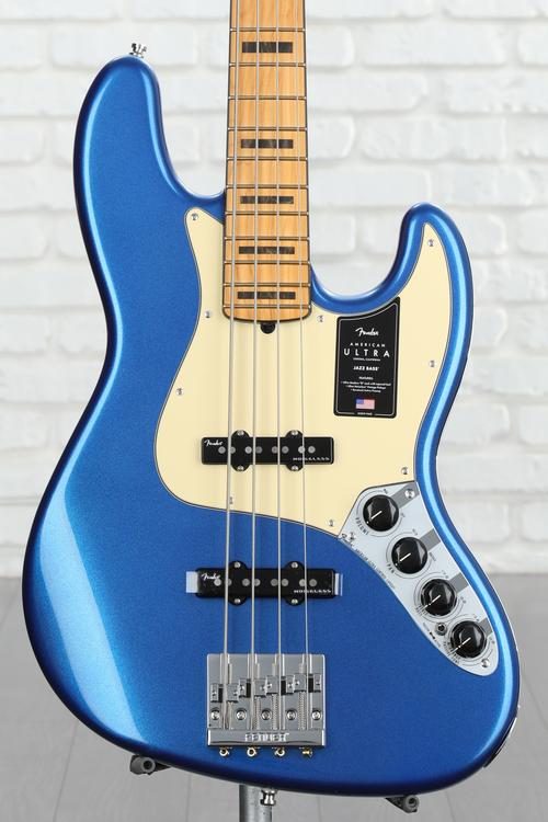 Blue Fender Bass Guitar