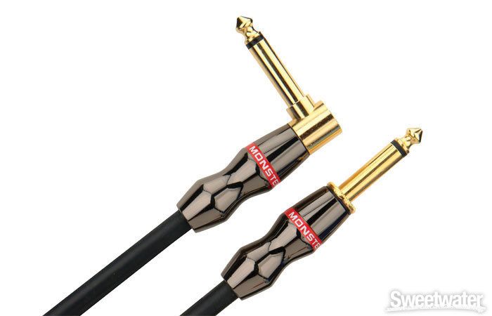 Monster Keyboard Cable - 6' Straight to Right-angled | Sweetwater