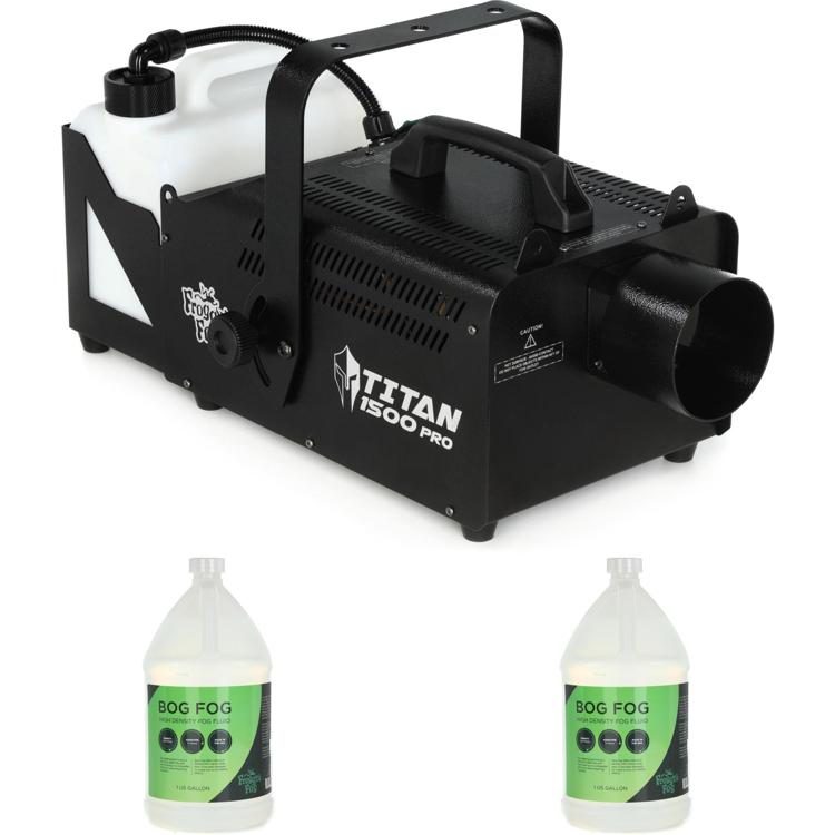 Froggy's Fog Titan 1500 Pro Fog Machine with Fog Fluid | Sweetwater