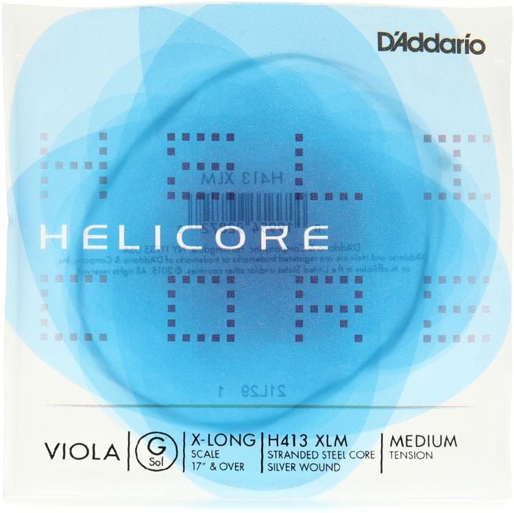 D'Addario Helicore Viola G String - Extra-long Size | Sweetwater