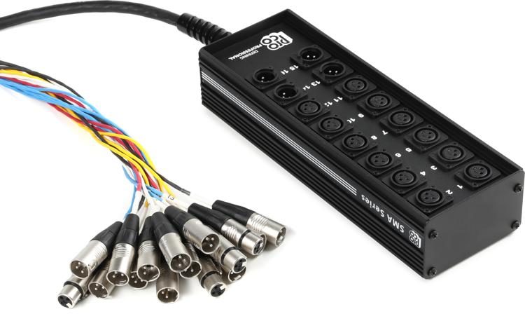 Pro Co SMA1204FBX-50 SMA Series 12x4 Stage Snake with XLR Returns - 50 ...