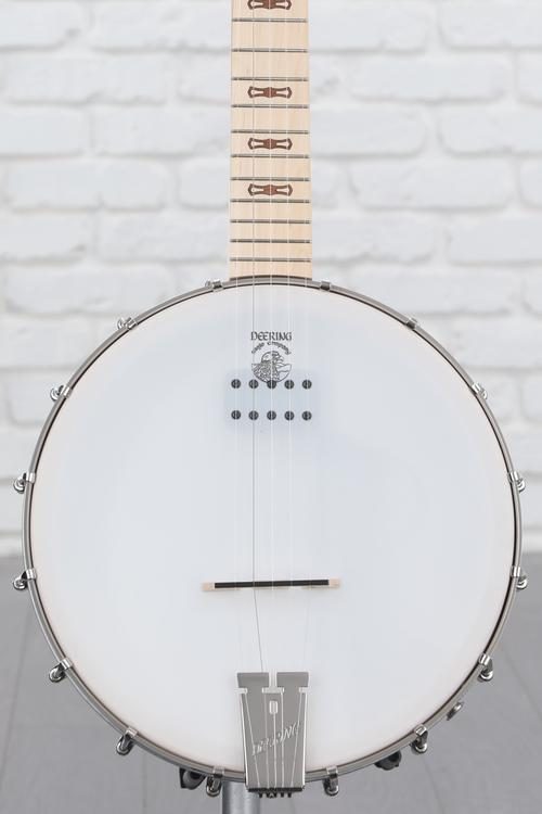 Deering Goodtime Acoustic-electric 5-string Open-back Banjo - Blonde ...