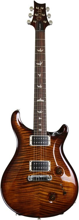 PRS Custom 22 Figured Maple 10 Top - Black Gold Wrap Burst | Sweetwater