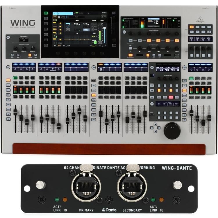 Behringer WING 48-channel Digital Mixer with Dante Card | Sweetwater