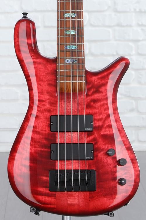 Spector USA NS-5XL Bass Guitar - Black Cherry Gloss | Sweetwater