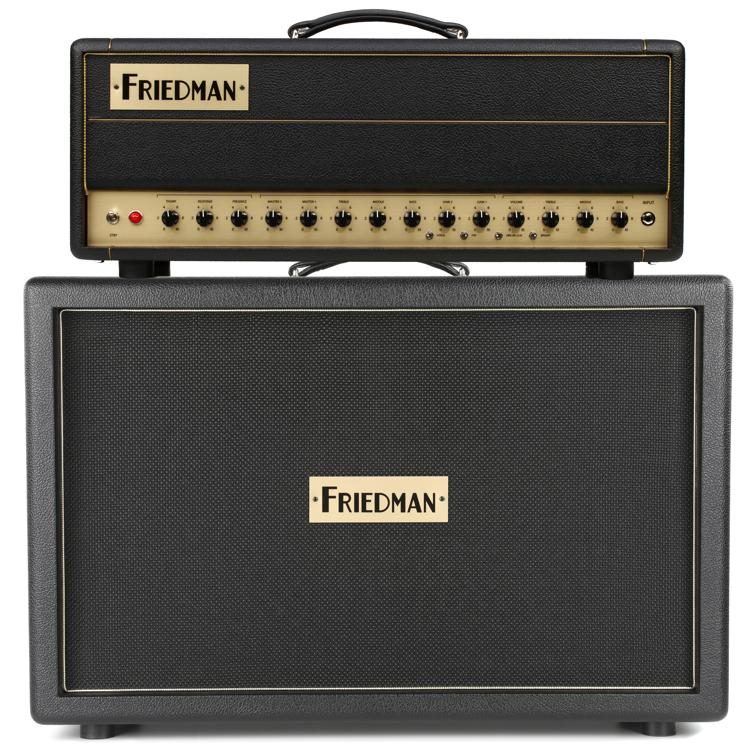 Friedman BE-50 Deluxe 3-channel 50-watt Tube Head with 120-watt 2x12 ...