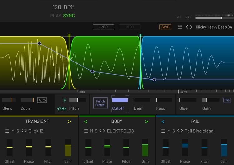 Tracktion Chop Suey Kick Drum Sampler and Synthesizer Plug-in | Sweetwater