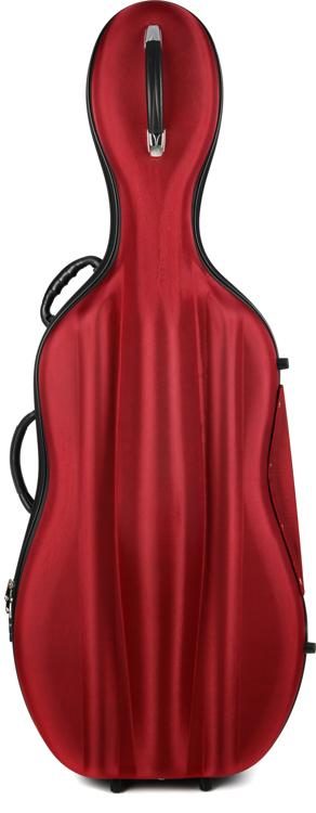 Howard Core CC490W Cello Case - Red, 4/4 Size | Sweetwater